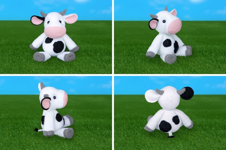 Crochet Cow – FREE pattern! - Jess Huff