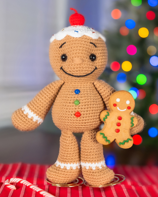Knitted Gingerbread Man Free Pattern
